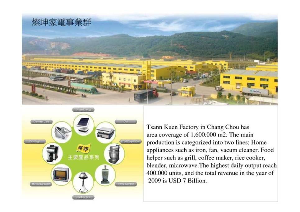 PT. Tsann Kuen Indonesia: About