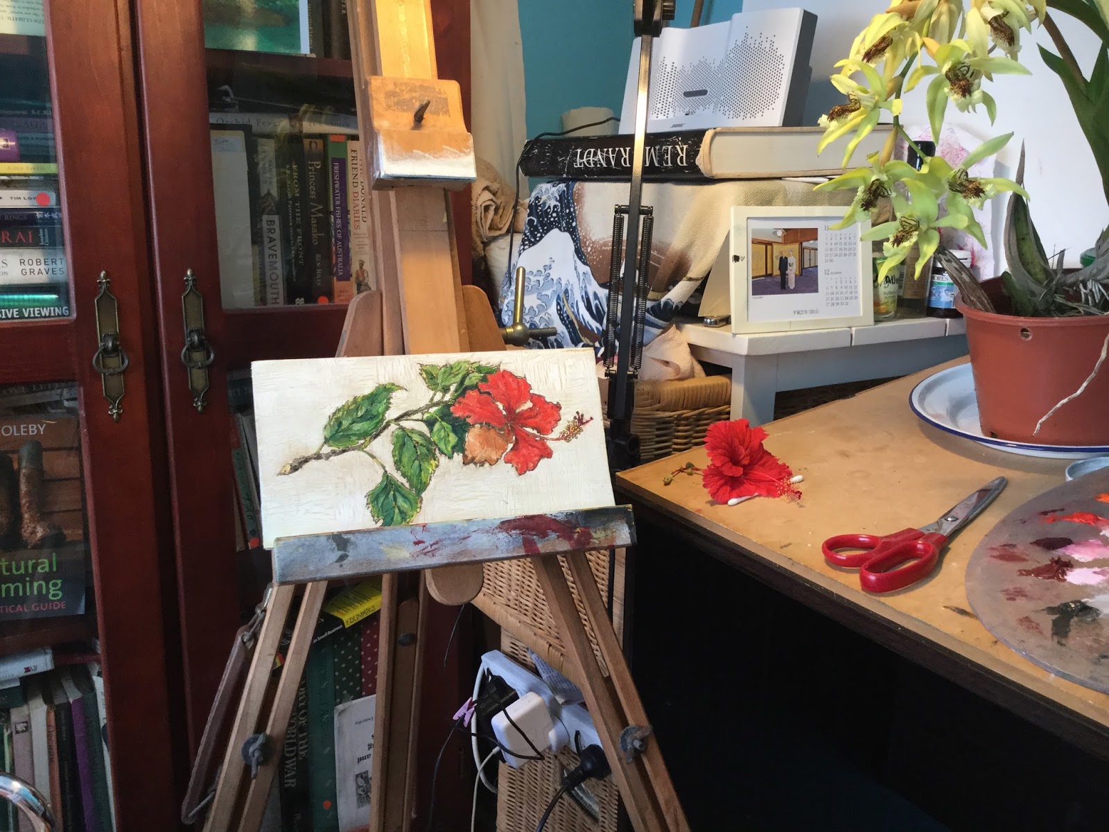 David Goebel Art: Painting process