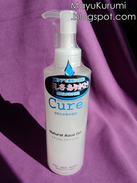 CURE Natural Aqua Gel (+ bonus) - Mayu Kurumi Blog