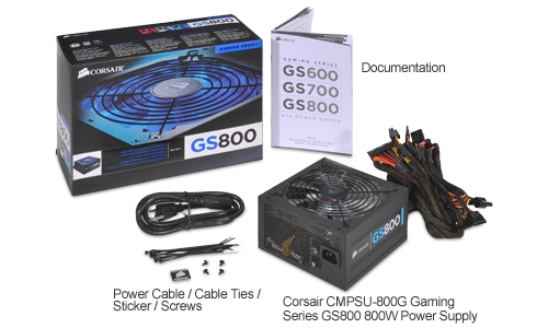 » Corsair CMPSU-800G Gaming Series GS800 800W Power Supply (800 Watts ...