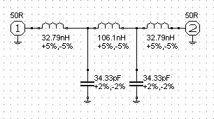ZR6AIC: VHF 2m Low pass filter design for 146Mhz ideal for Raspberry Pi