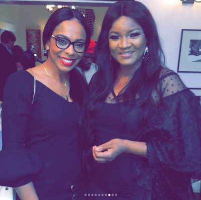 EX BBN housemate, Tboss pictured with Omotola, Stephanie Linus, Bovi ...