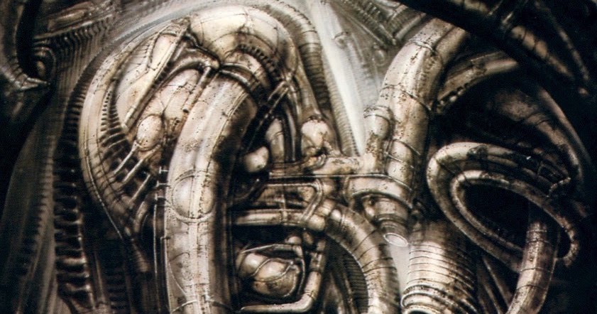 Alien Explorations: Giger's Biomechanical landscape II (work 298) (1976)