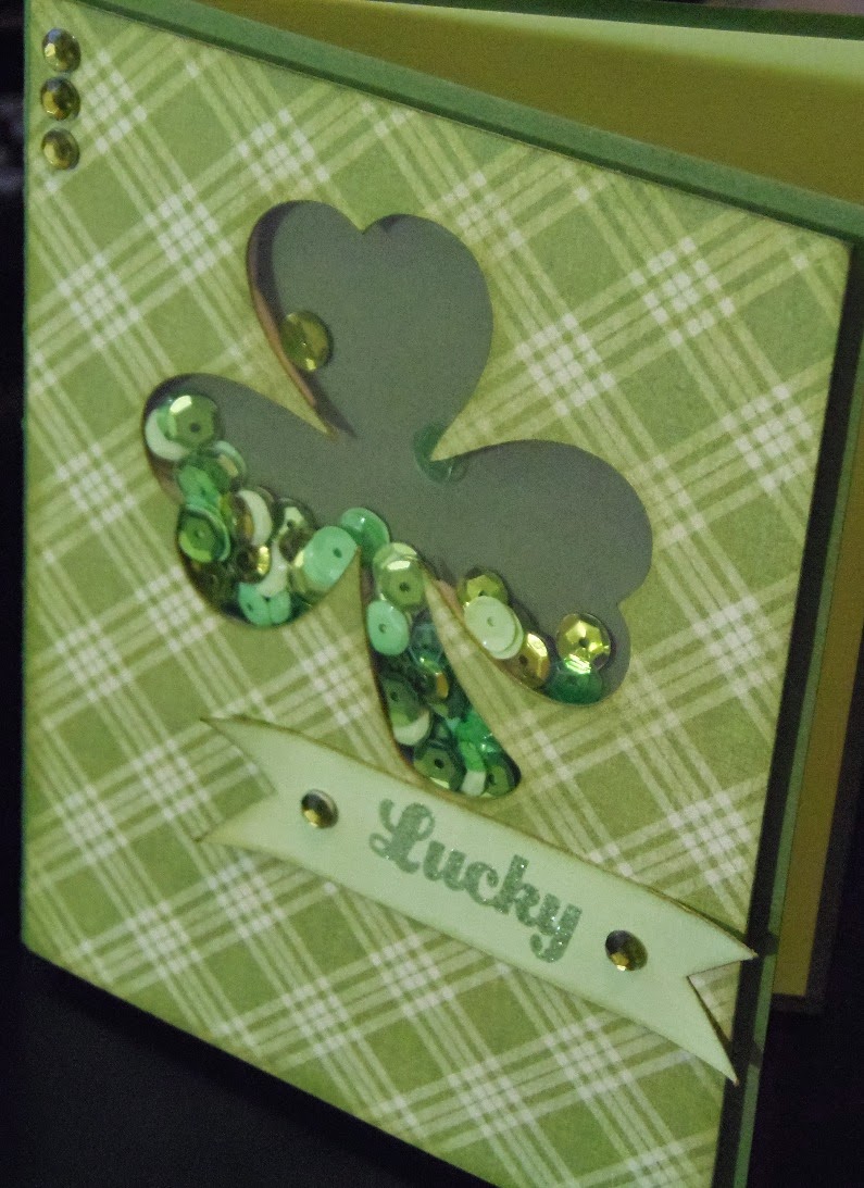 Craft with Bee: Shamrock Shaker Card
