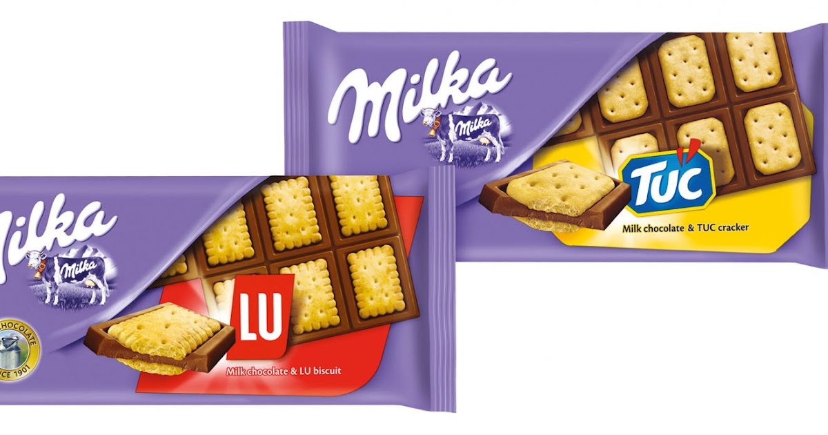Milka с соленым крекером TUC и Milka со сладким печеньем LU — BRANDS AROUND