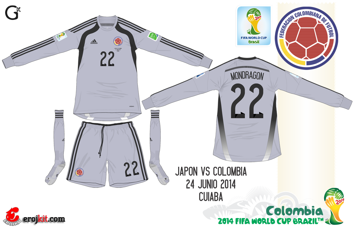 Kit Design, by eroj: 2014 Colômbia WC Kits