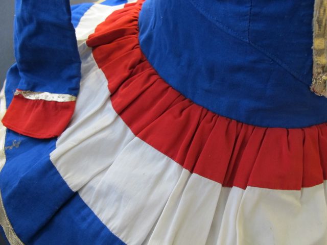 costume detail: A Tiny 1950's Bastille Day Costume