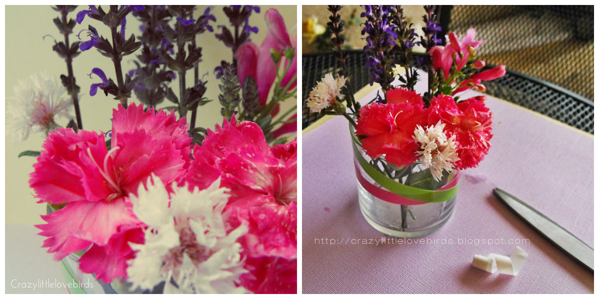 Simple DIY for fresh flowers