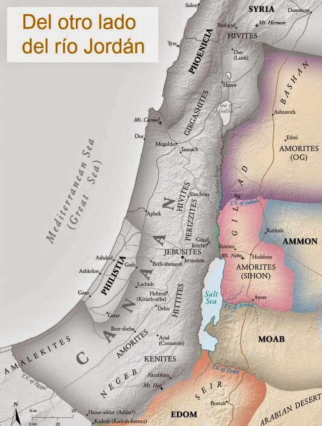 Estudio Biblia: DEVARIM 2: Paso por Edom, Moab y Amón