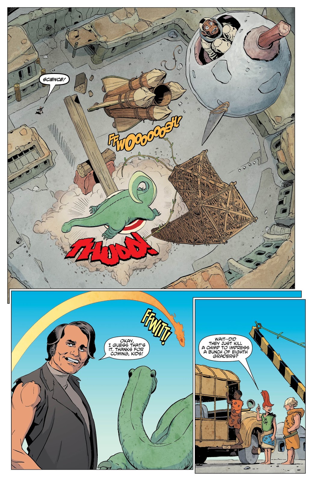 Weird Science DC Comics: Flintstones #3 Review and **SPOILERS**