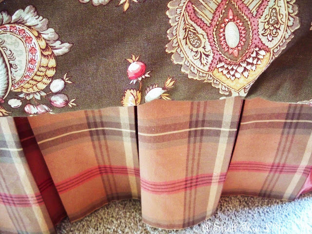 Pleated Dust Ruffle Tutorial - A Stroll Thru Life