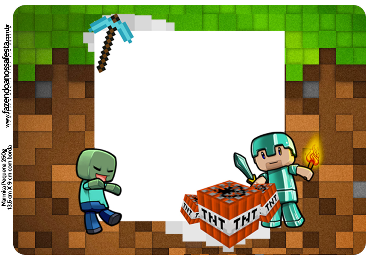 Minecraft Etiquetas Para Candy Bar Para Imprimir Gratis Oh My Fiesta Friki