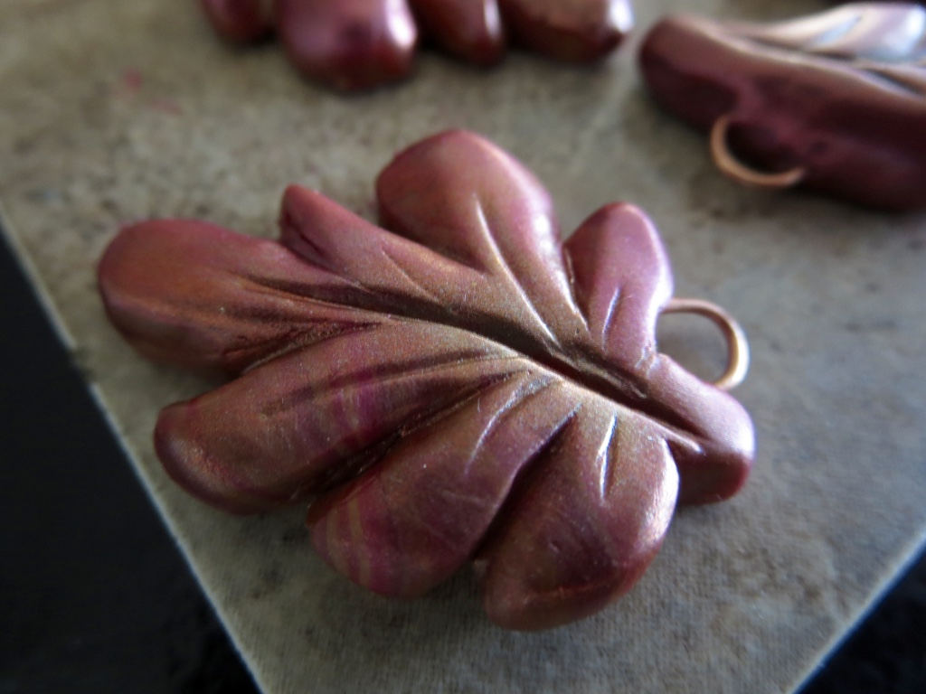 HeArtfully Creating: My Polymer Clay Journey: Leaves Are In The Air ...