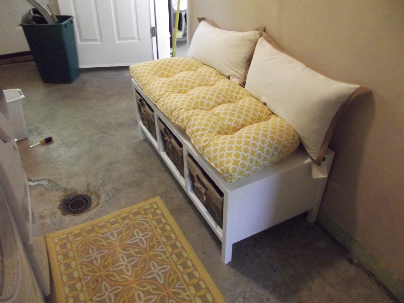 See Steph Do Stuff: DIY Cubbie Bench