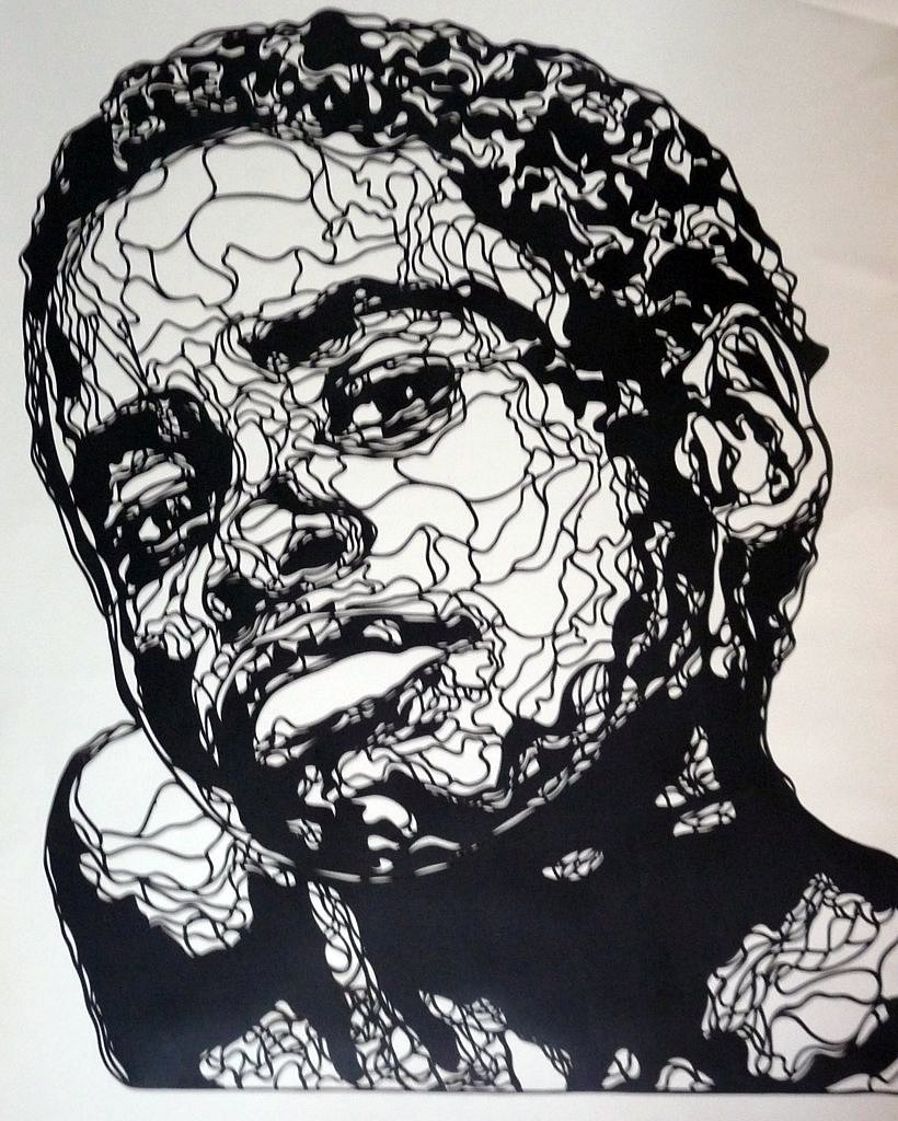 3D Materials and Concepts: Papercut Portraits by Kris Trappeniers