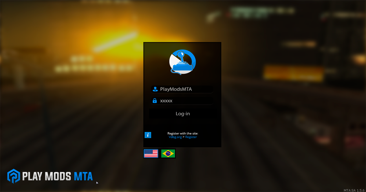 MTASA - PAINEL DE LOGIN ( VDBGaming ) - MTA Brasil