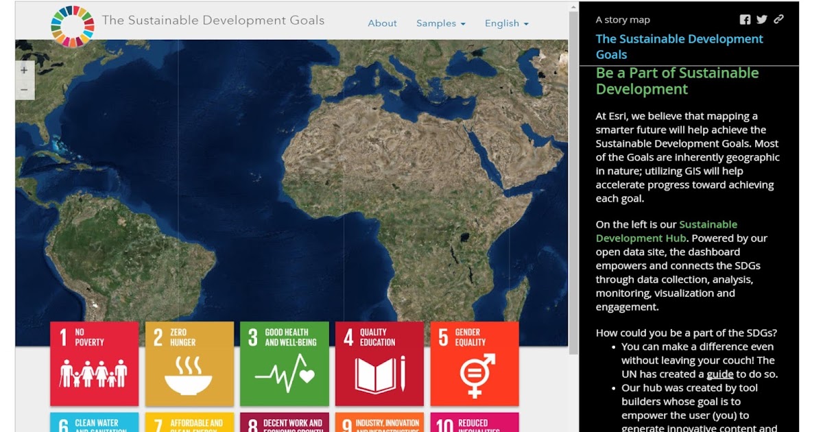 Mapping For Justice: Mapping UN's Sustainable Development Goals - ESRI ...