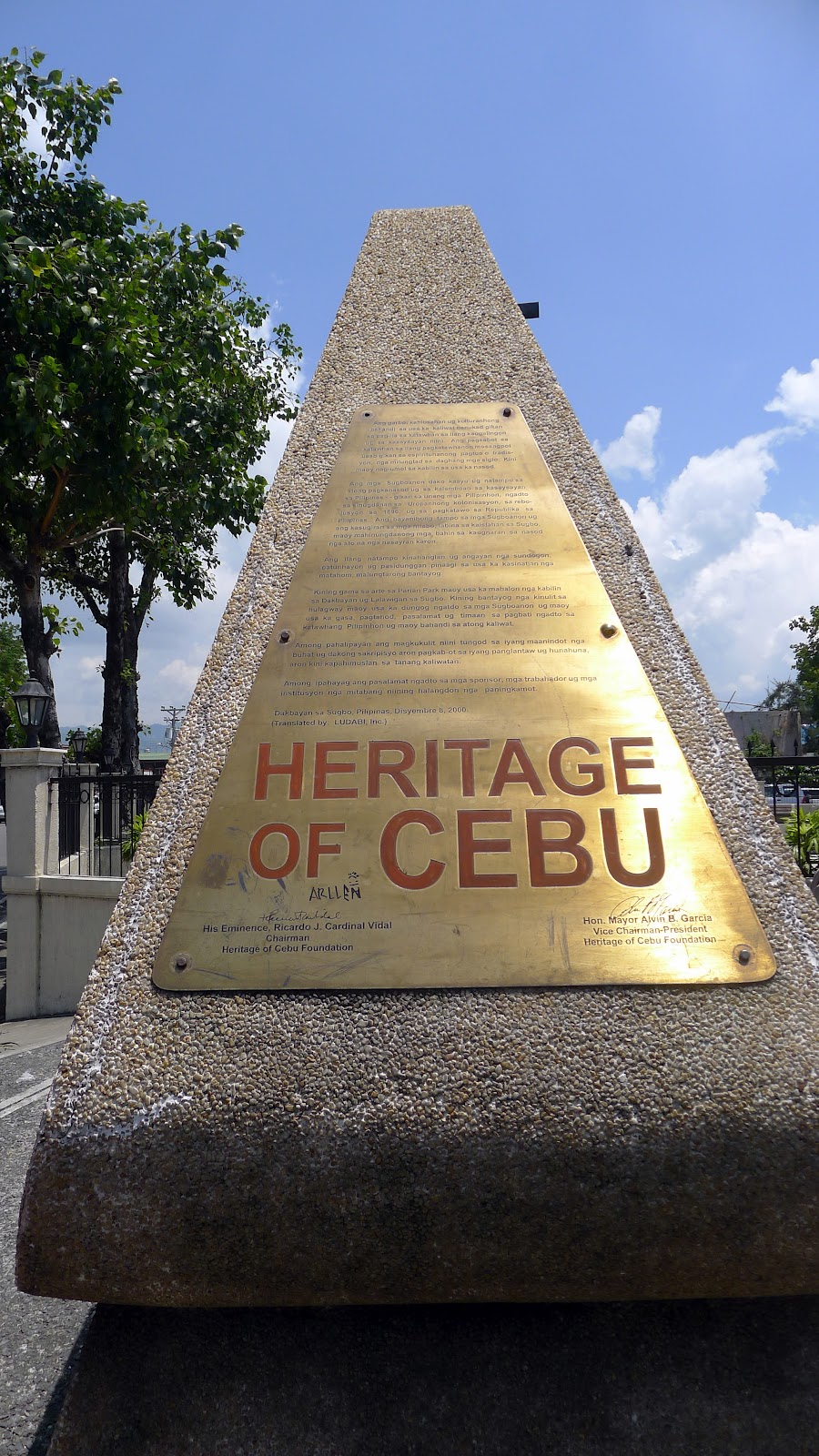 my greatest opponent: Cebu City Walking Tour of Heritage Sites