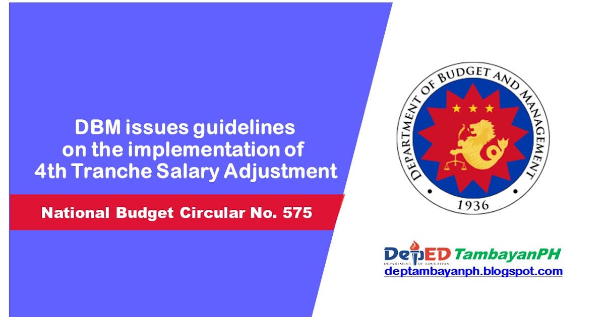 DBM issues guidelines on the implementation of 4th Tranche Salary ...