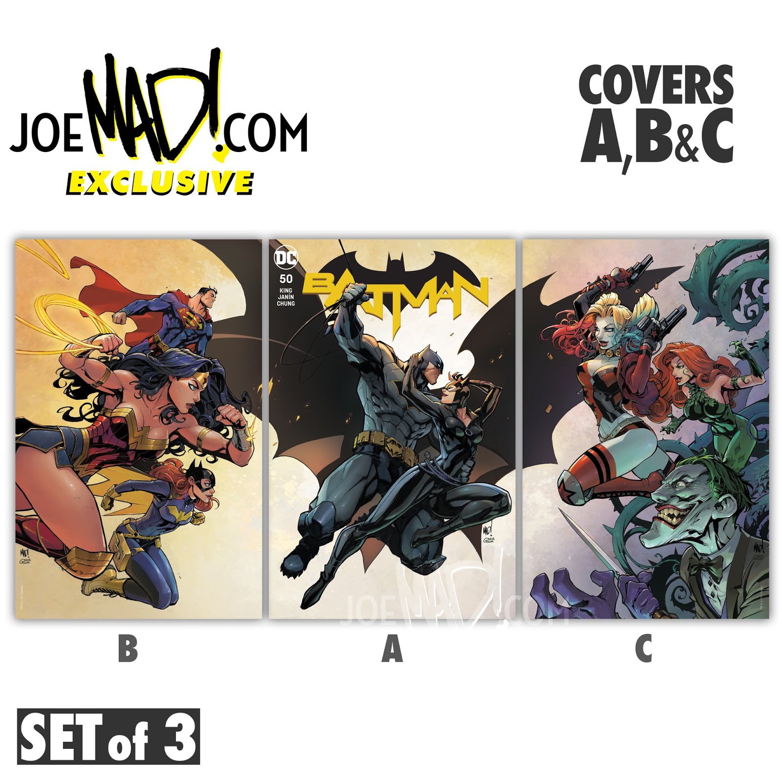 Joe Madureira Reveals Three Batman #50 Variant Covers | Joe Madureira ...