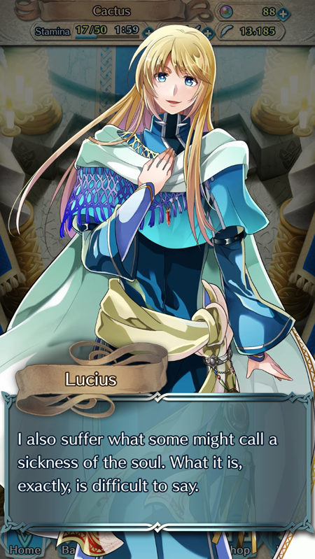 Fire Emblem Ramblings: Fire Emblem Heroes- Lucius Lvl 40