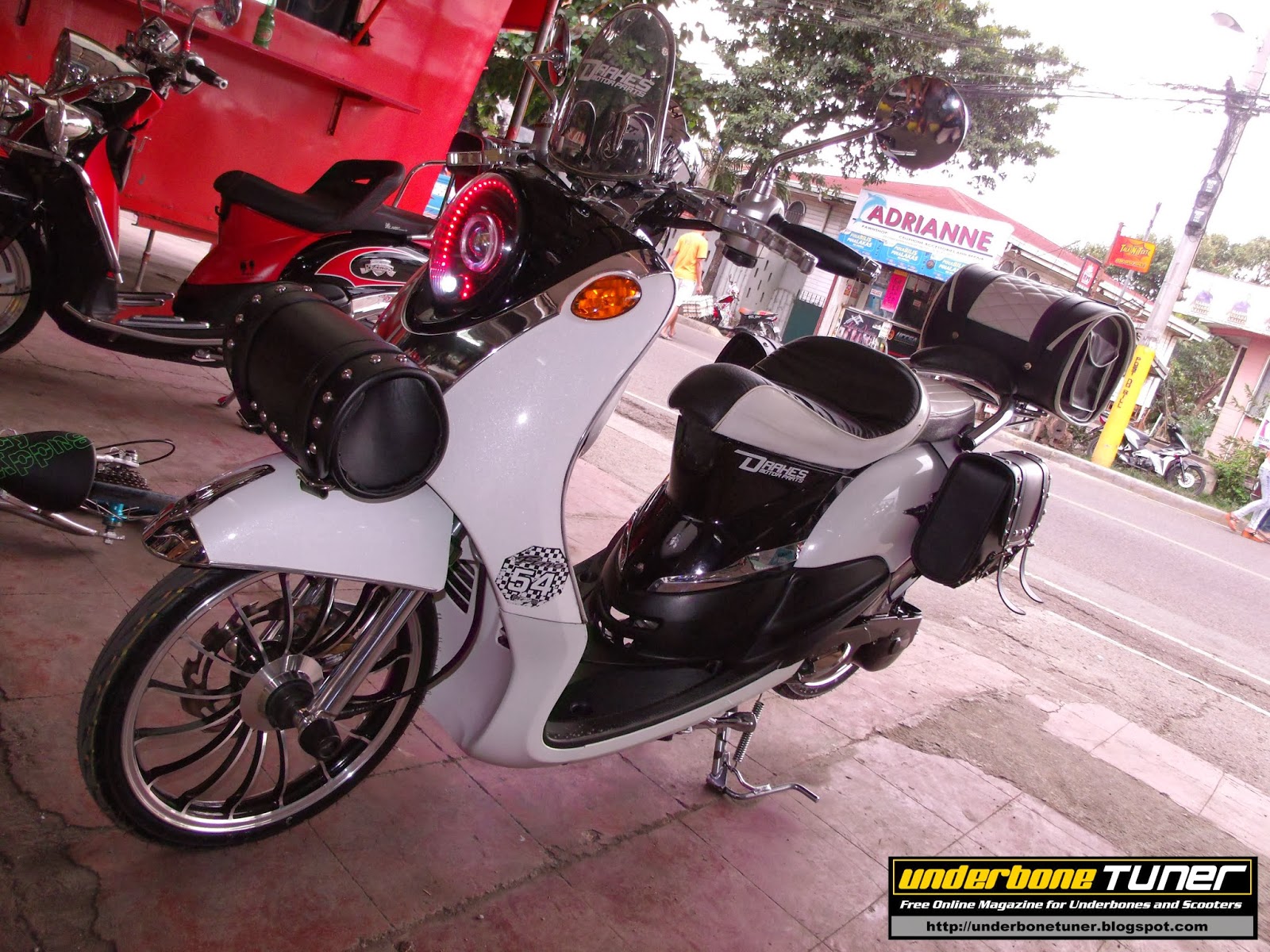 underbone tuner: Featured Bike: Classic Cruiser - Yamaha Fino by Drakes