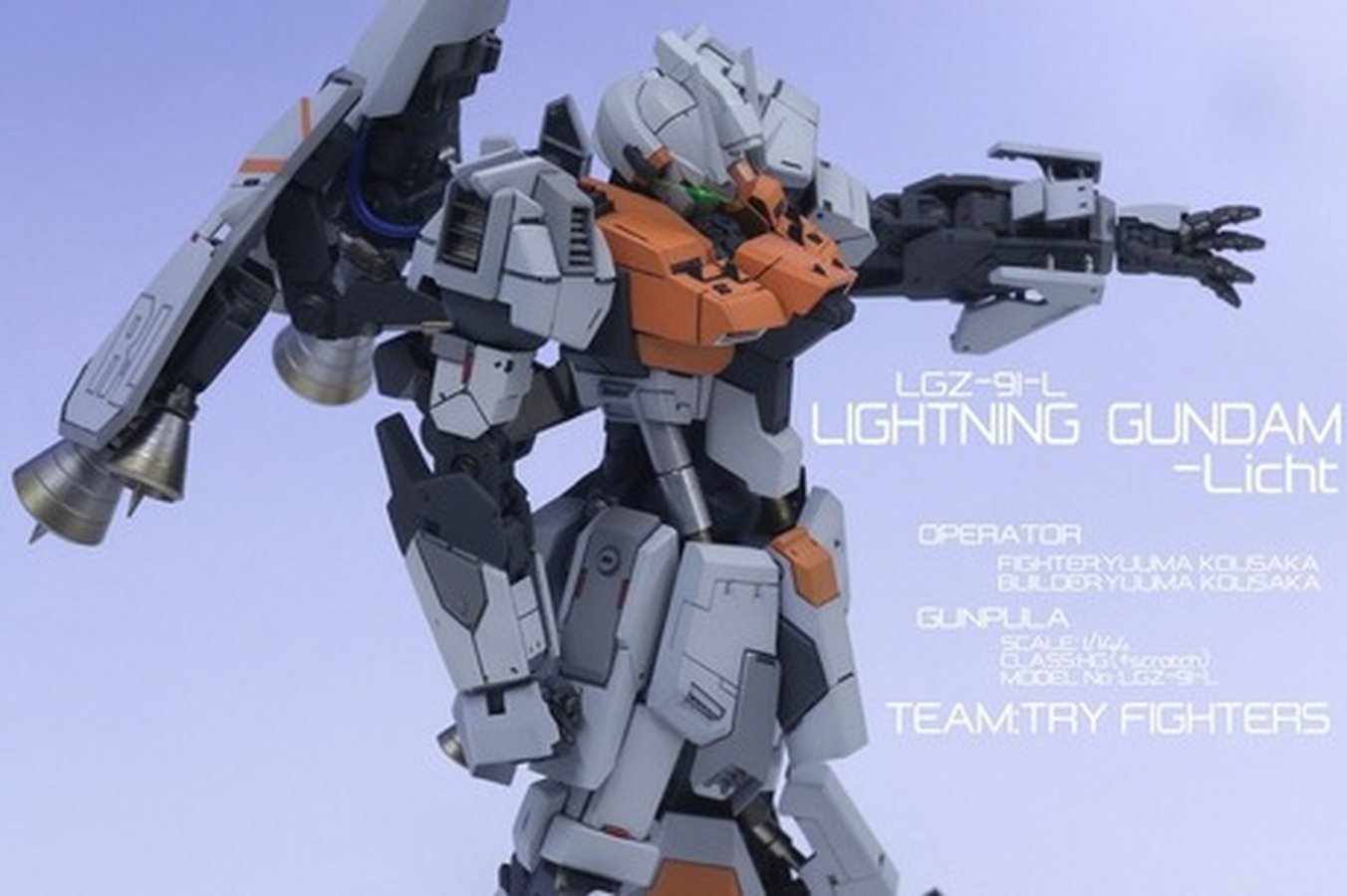 Custom Build: HGBF 1/144 Lightning Gundam - Licht
