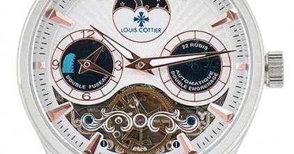 Avis Louis Cottier: Avis Louis Cottier Dual Time Bracelet Cuir