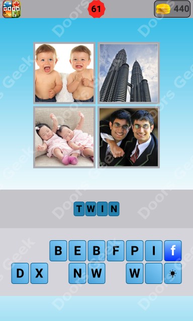 The New: 4 Pic 1 Word Level 61 Answer ~ Doors Geek