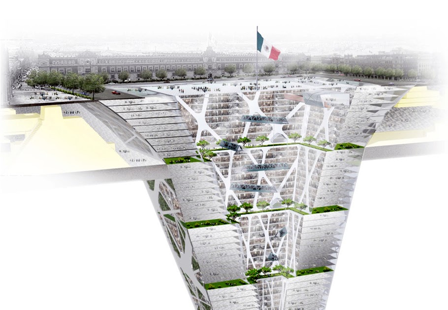 Futurix: Earthscraper, un grattacielo underground a Città del Messico?