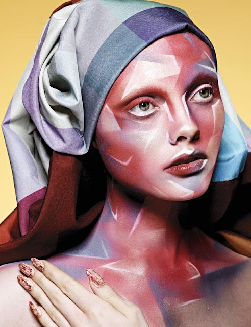 VOTRE ART: Cubism - Make-up Art by Alex Box
