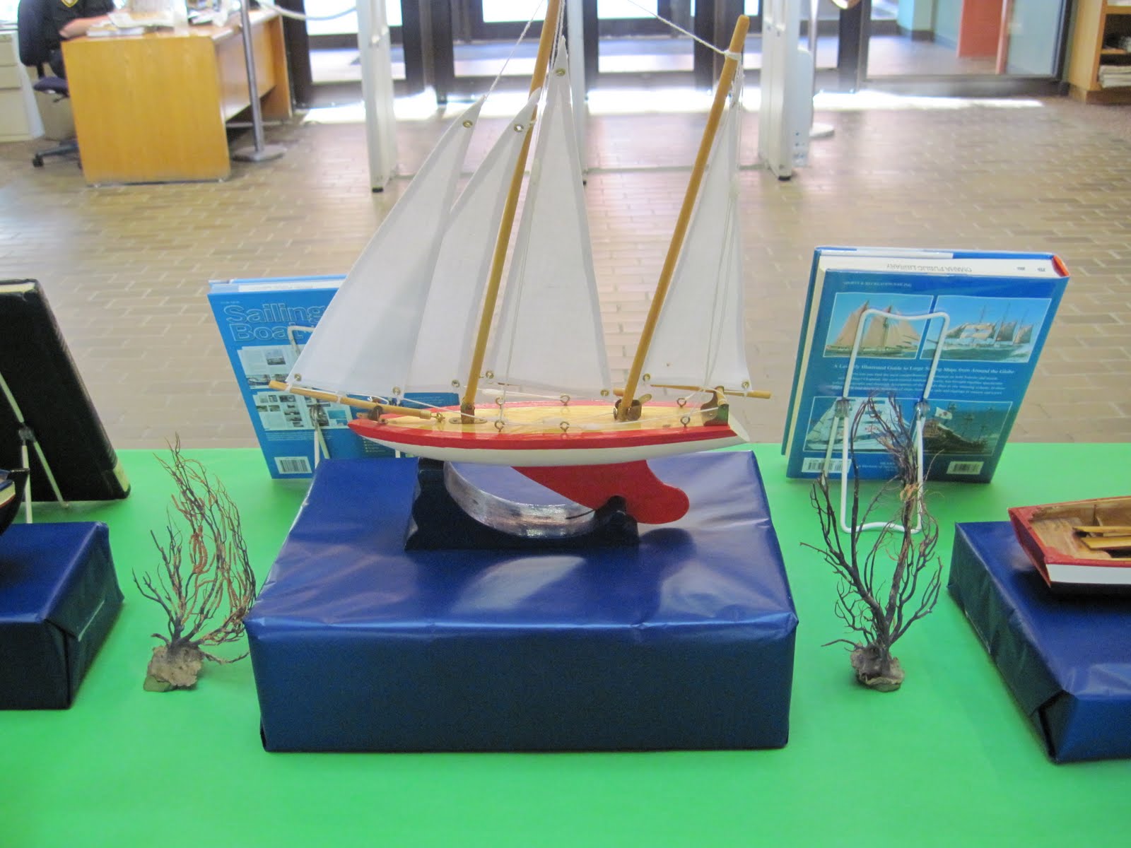 Public Library Displays: Remote Control Boats
