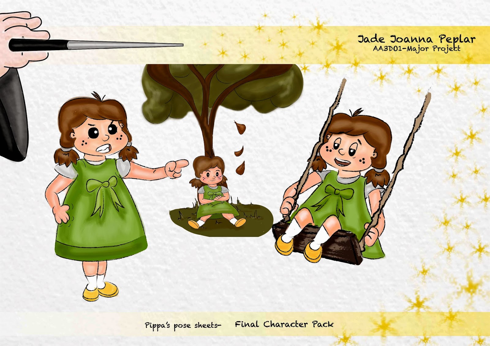 Jayde Joanna's art : Major Project-'Pippa's' Character Pack