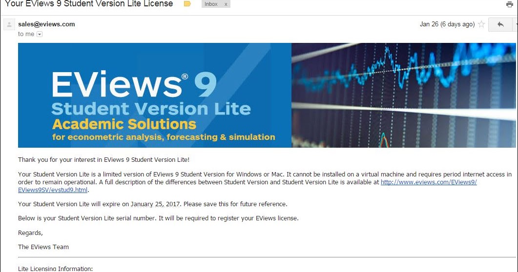 Eviews 12 Student Version