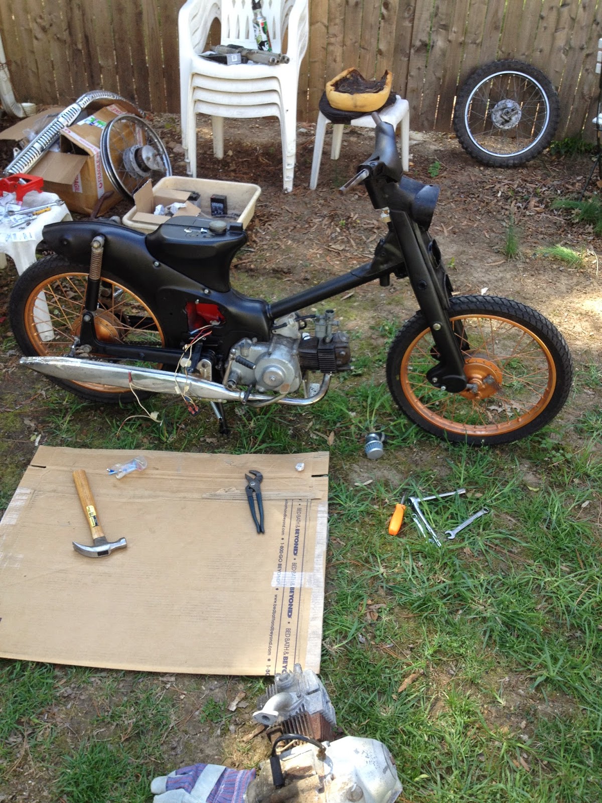 1967 C100 Project Build - C90Club.co.uk