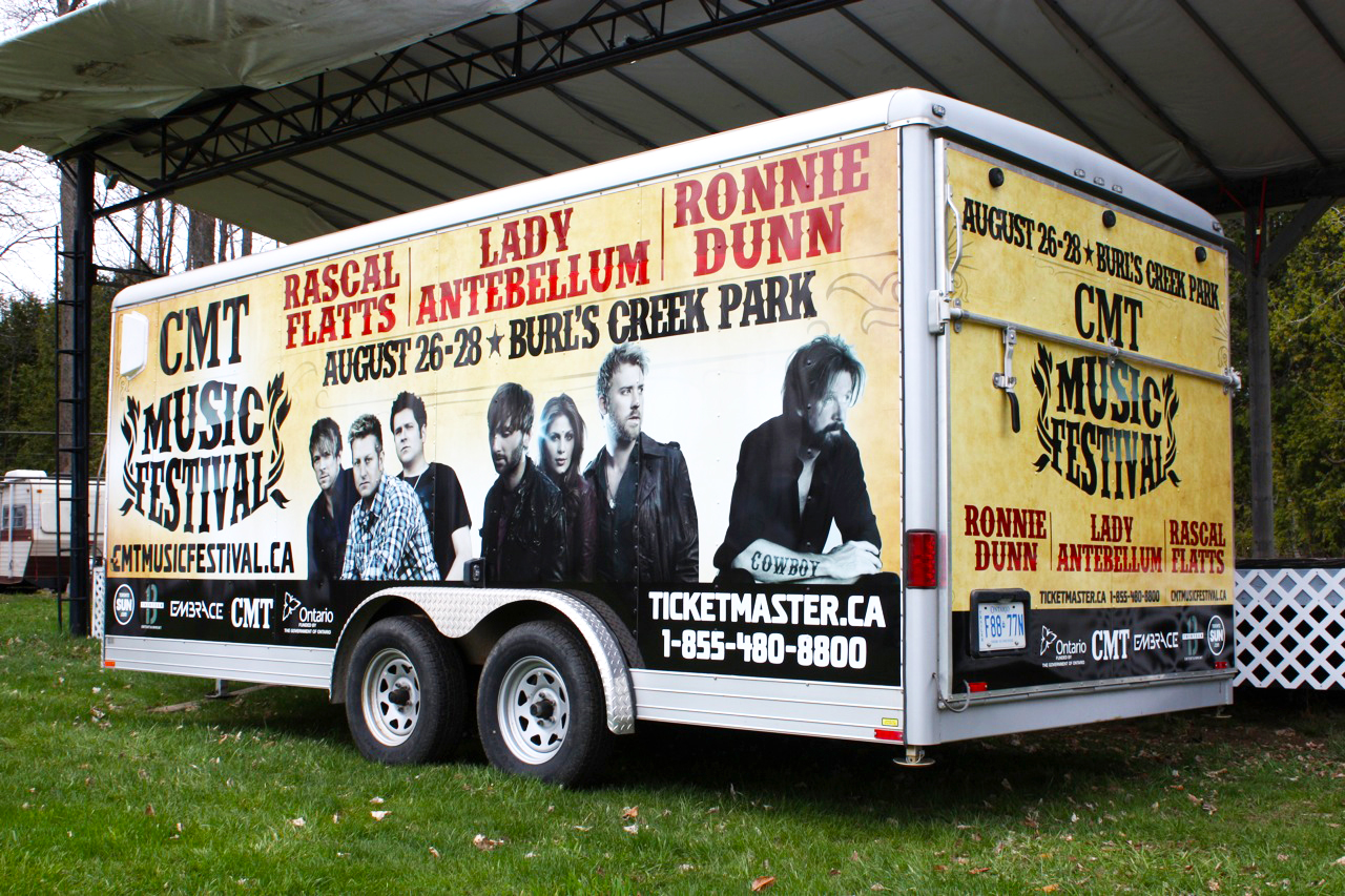 CMT Country Music Festival Trailers - Eminent Custom Graphics inc.