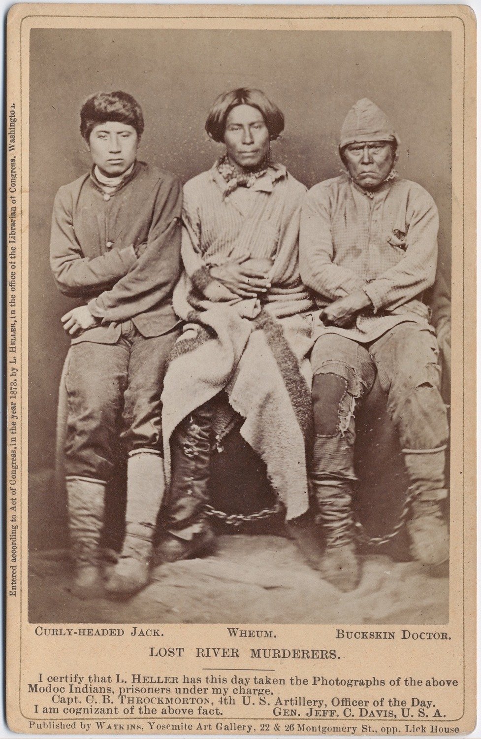 Haunting Portraits of Imprisoned Modoc Warriors from 1873 ~ Vintage ...