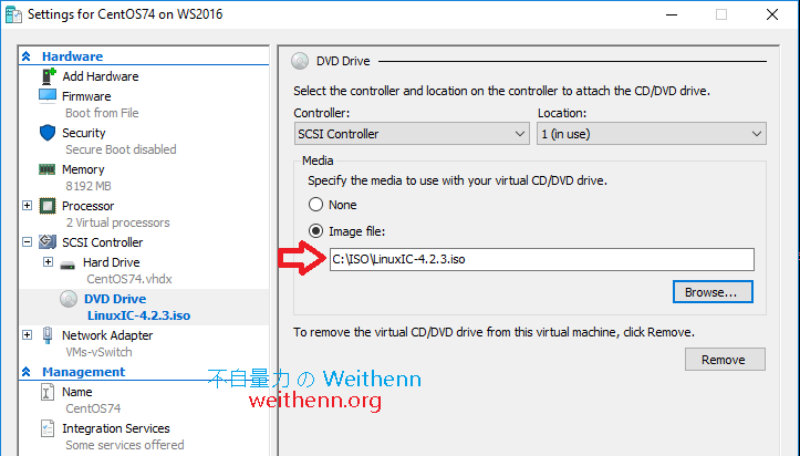 CentOS 7.4 基礎設定 (1) - 安裝整合服務並建立一般使用者帳號 ~ 不自量力 の Weithenn
