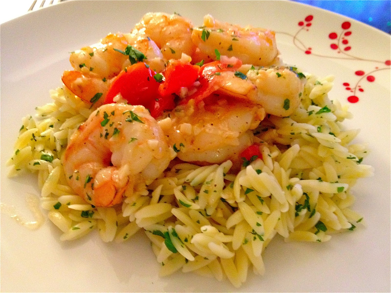 Little Ms. Piggys: Lemon Pepper Shrimp Scampi