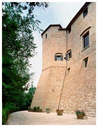 Rocca Malatestiana di Sant' Arcangelo, Rimini.