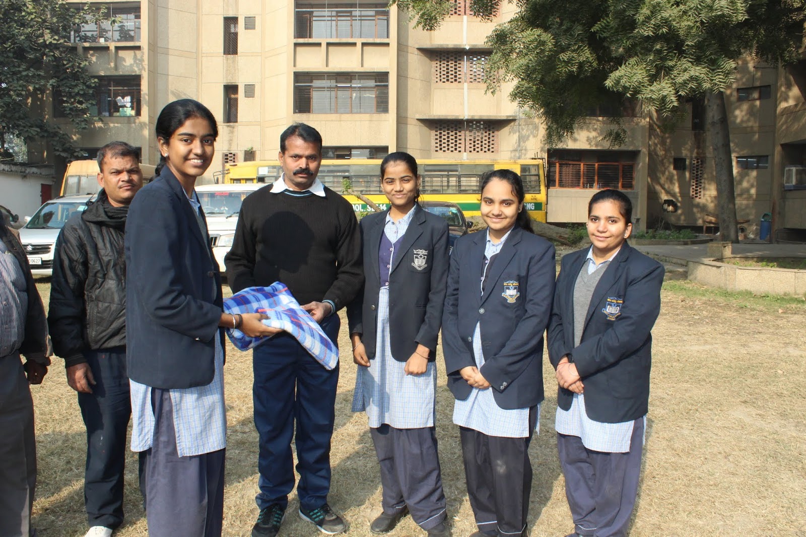 CRPF PUBLIC SCHOOL, ROHINI: Sewa Project: Students of class 11 A & B