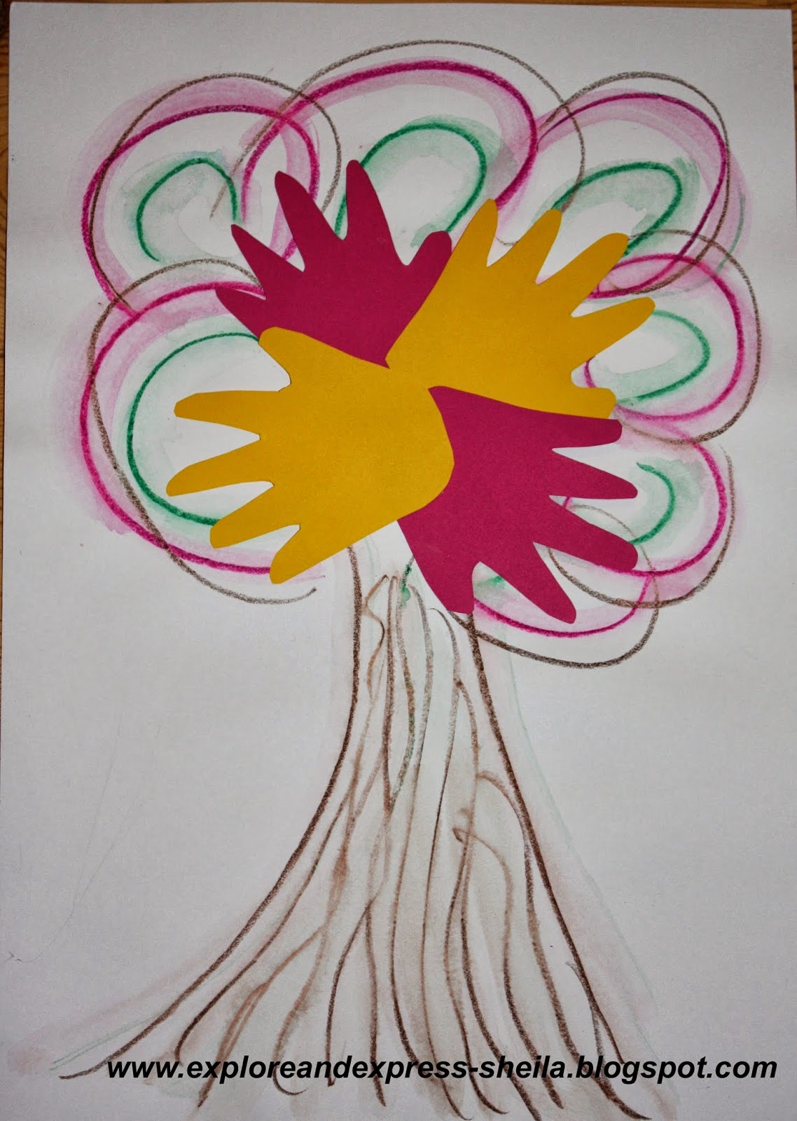 Explore and Express: Art Project: Peace Tree
