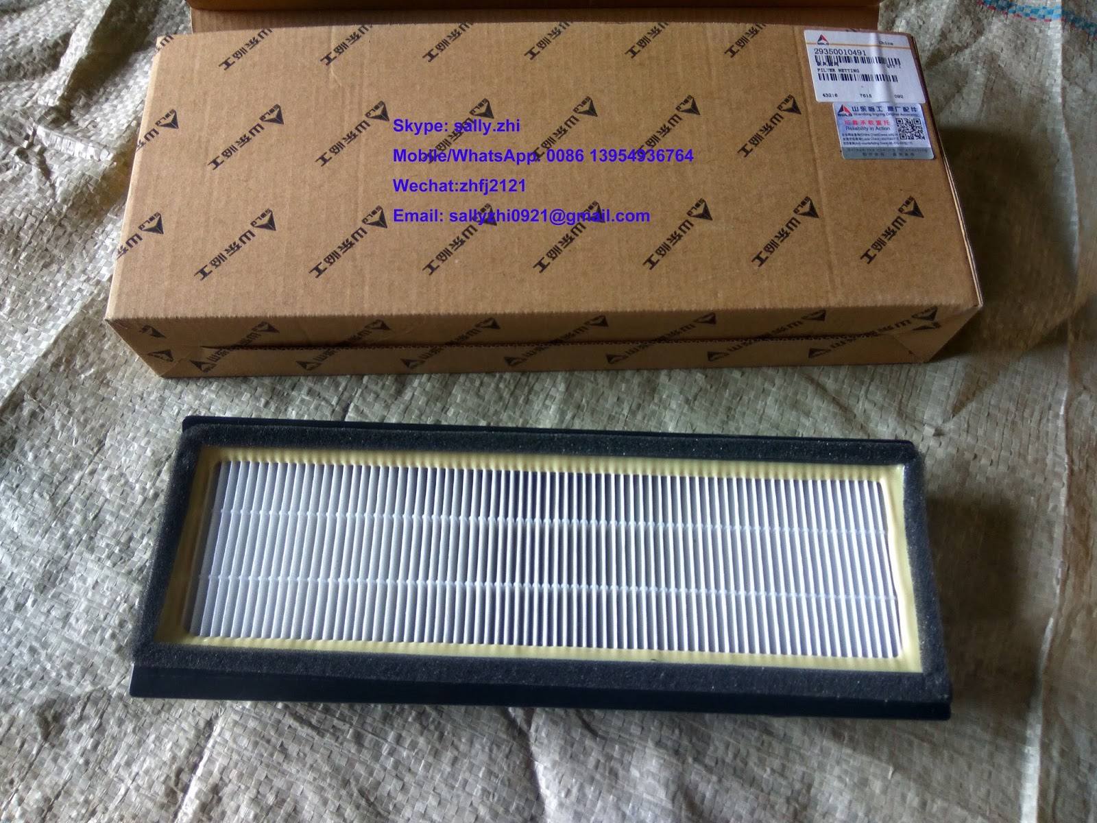 sdlg loader spare parts : original SDLG A.C Filter, 29350010501, SDLG ...