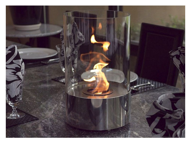 SR Nepal: Movable Contemporary Fireplace