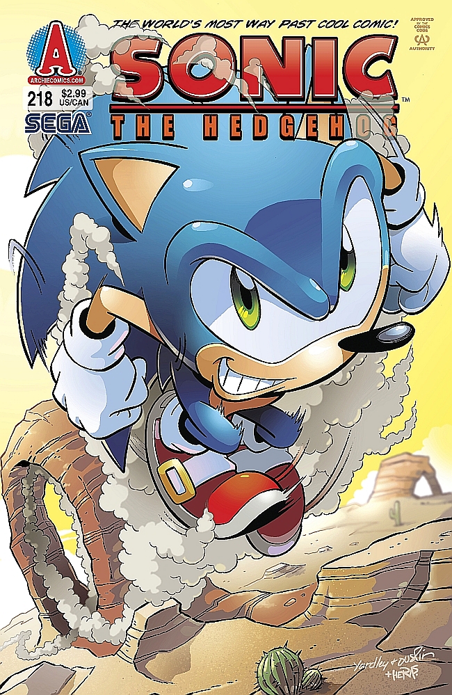 Hedgehogs Can't Swim: Sonic the Hedgehog: Issue 218