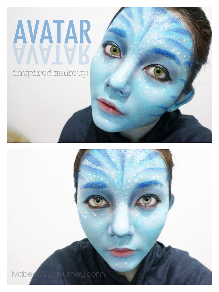 AVATAR INSPIRED MAKEUP TUTORIAL | iva's beauty journey