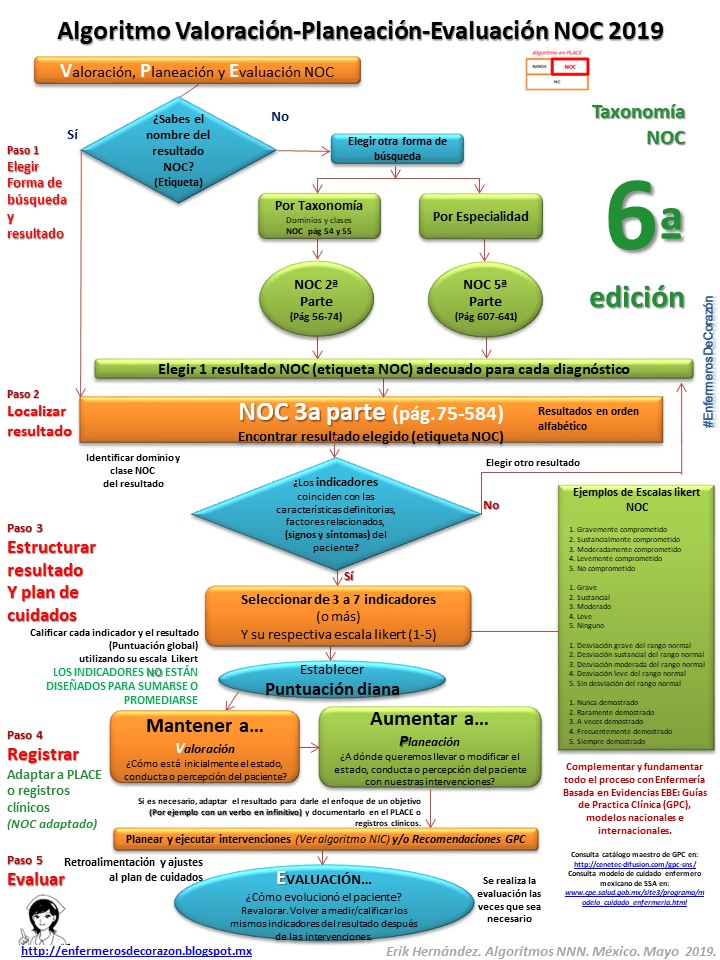 Enfermeros de Corazón: Actualidades Algoritmos NOC y NIC 2019: ASPECTOS ...