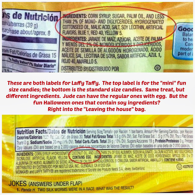 Adventures with Jude: Celebrating Halloween Despite Food Allergies