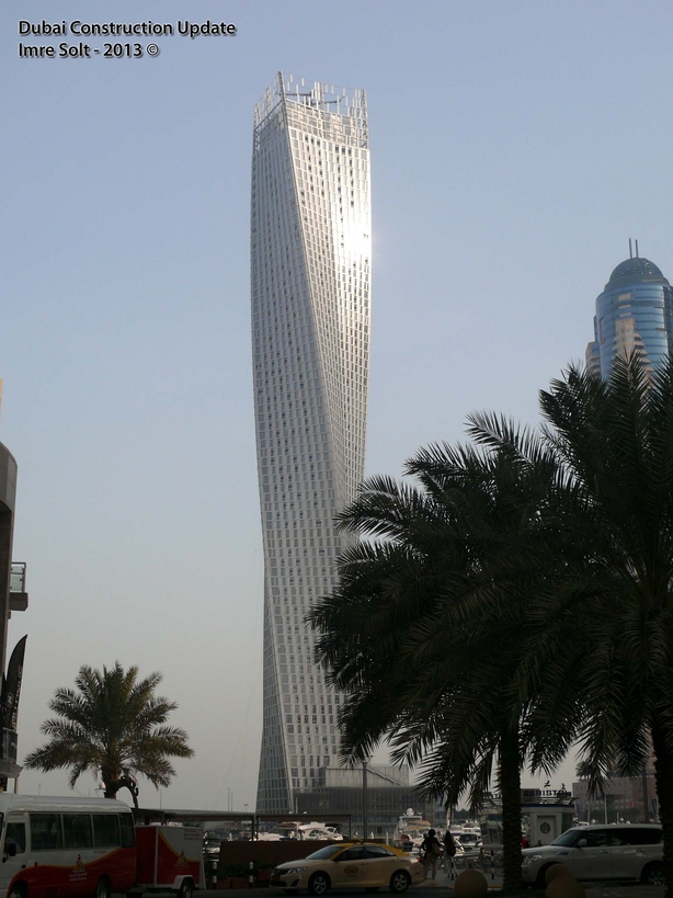 Dubai Constructions Update by Imre Solt: Cayan Tower photos, aka ...