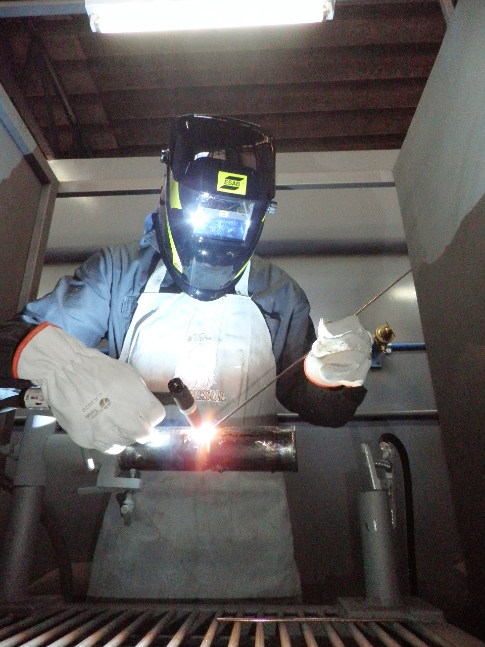 Inspesol Qualificação, Construção & Montagem: Curso Soldador - TIG 6G